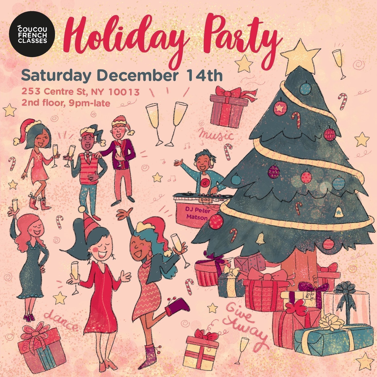 Coucou Holiday Party & Giveaway! - Coucou French Classes