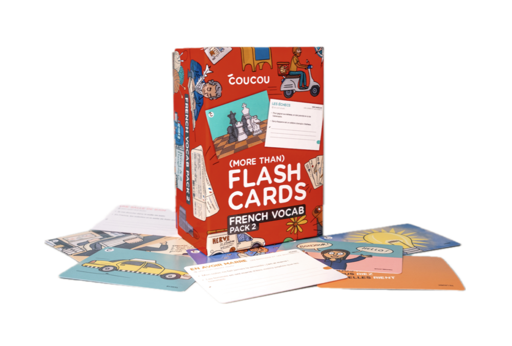 Flashcards - Vocab Pack 2 - Coucou French Classes